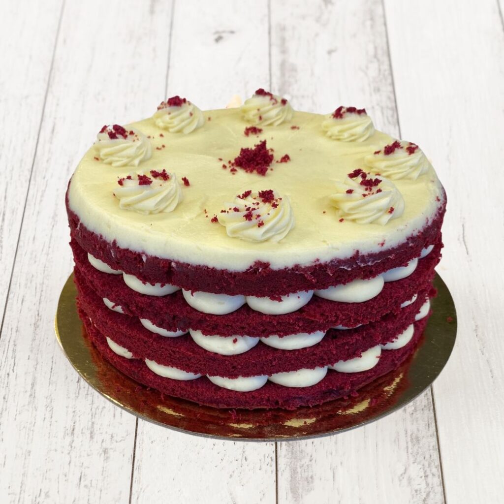 Red Velvet Tier Cake - Shingle Inn City Hall